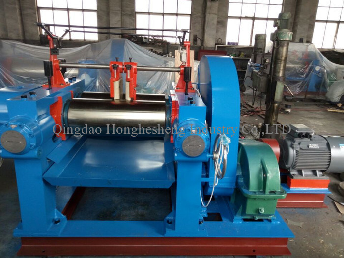 Silicone Rubber Two Roll Mixing Mill Machine Open Type 50HZ