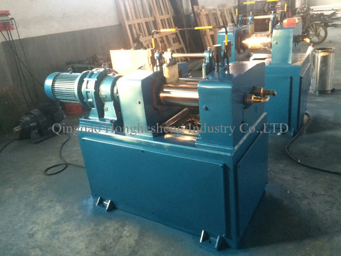 Small Two Roll Open Rubber Mixing Mill Laboratory Scale 1100*700*1200mm