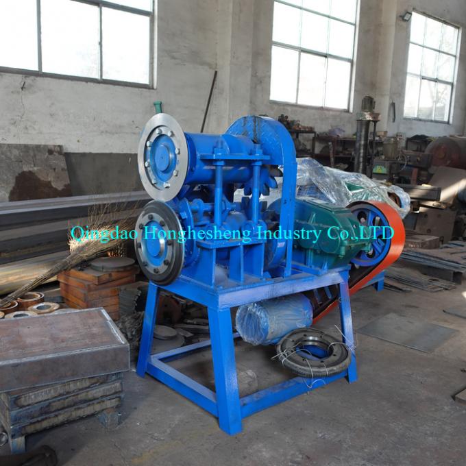 Waste Tire Sidewall And Tread Cutting Machine / Tire Strips Cutter
