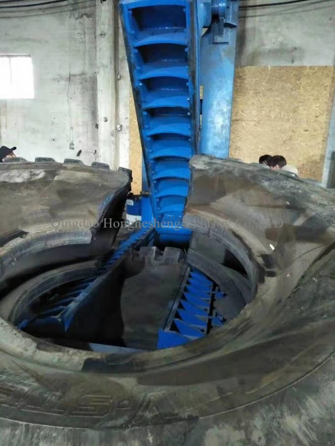 380T OTR Tire Shredder Machine For Large Waste Tyre Recycling Plant