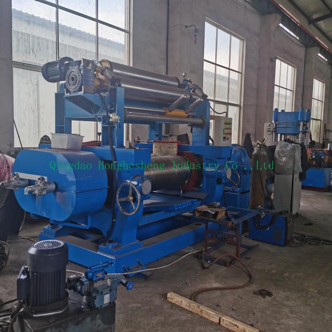 Automatic Stock Blender Rubber Open Mixing Mill Two Roll 50HRC 60HRC